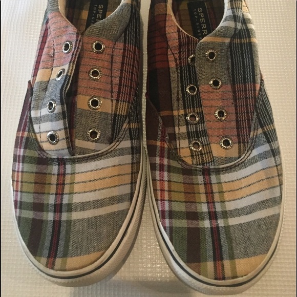 Sperry | Shoes | Boys Plaid Sperry Striper | Poshmark